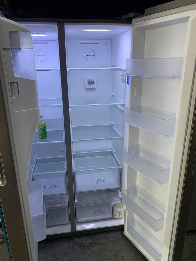 Samsung 3Ticks Digital Inverter PLUMBING Water Dispenser Side by Side ...