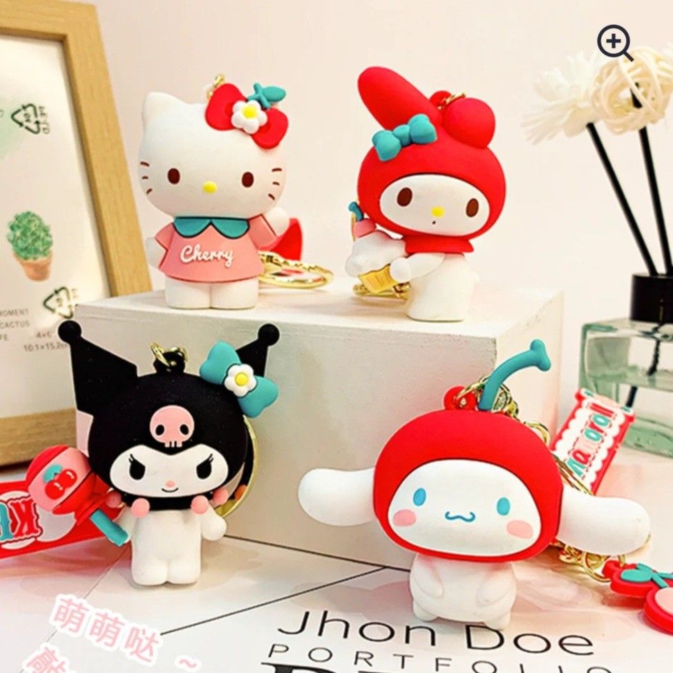 sanrio cherry keychain authentic, Hobbies & Toys, Toys & Games on Carousell