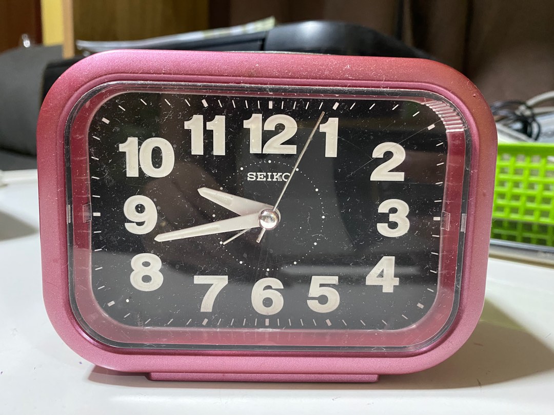 Seiko Alarm clock, Furniture & Home Living, Home Decor, Clocks on Carousell