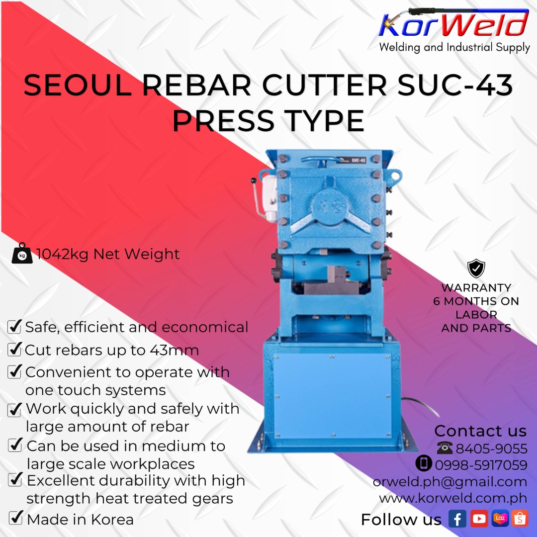 Seoul Bar Cutter Press Type SUC43, Commercial & Industrial, Industrial ...