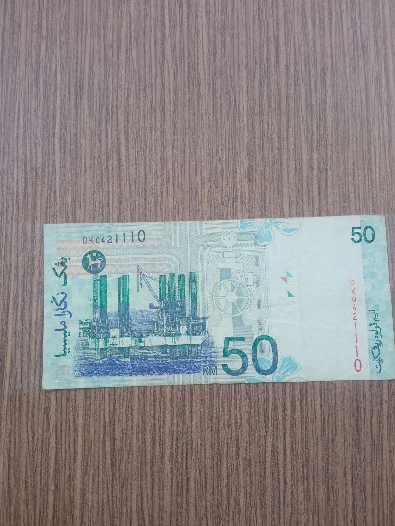 Series 7 50 ringgit old banknote of Malaysia, Hobbies & Toys ...