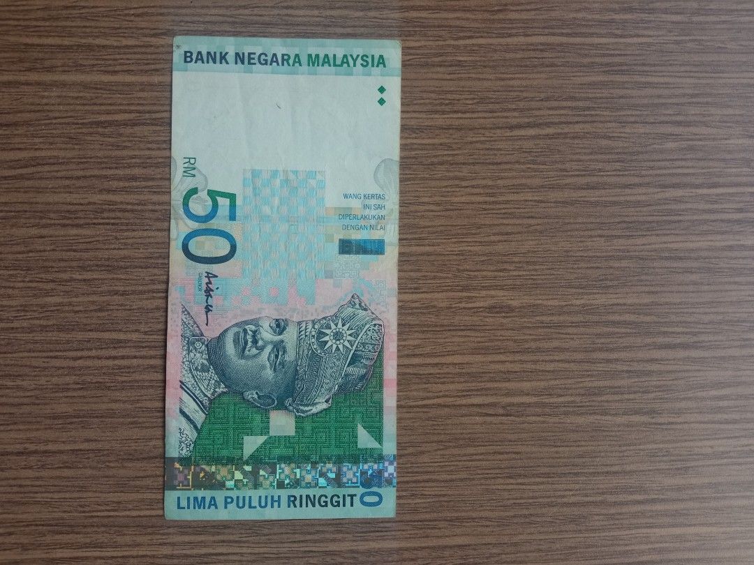 Series 7 50 ringgit old banknote of Malaysia, Hobbies & Toys ...