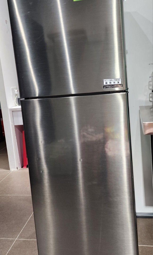 SHARP 224L 2 door fridge: Silver SJ-RX30E-SL2, TV & Home Appliances, Kitchen Appliances ...