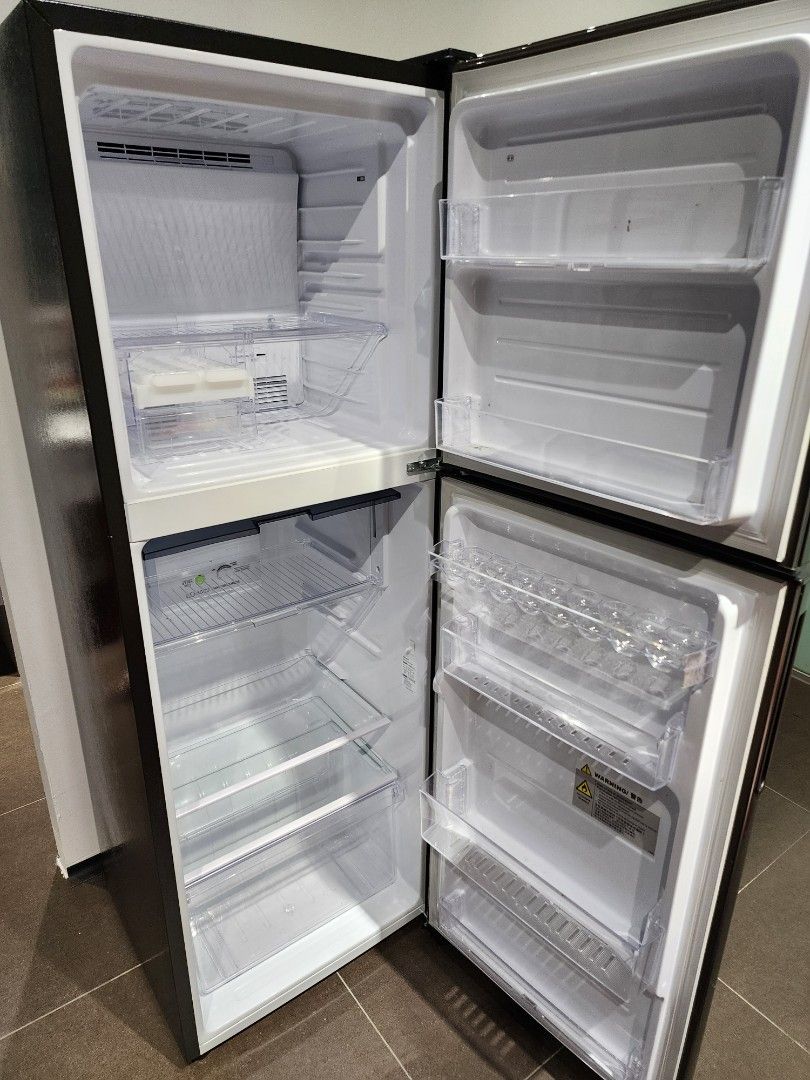 SHARP 224L 2 door fridge: Silver SJ-RX30E-SL2, TV & Home Appliances, Kitchen Appliances ...