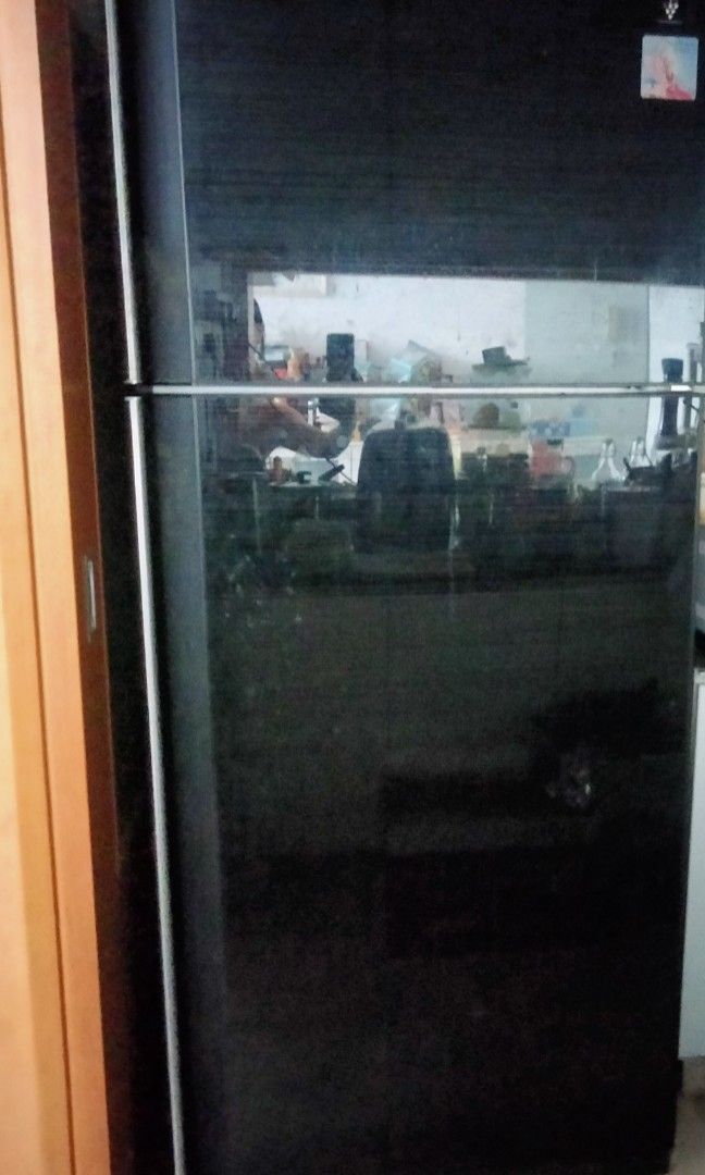 Sharp black refrigerator, TV & Home Appliances, Kitchen Appliances ...