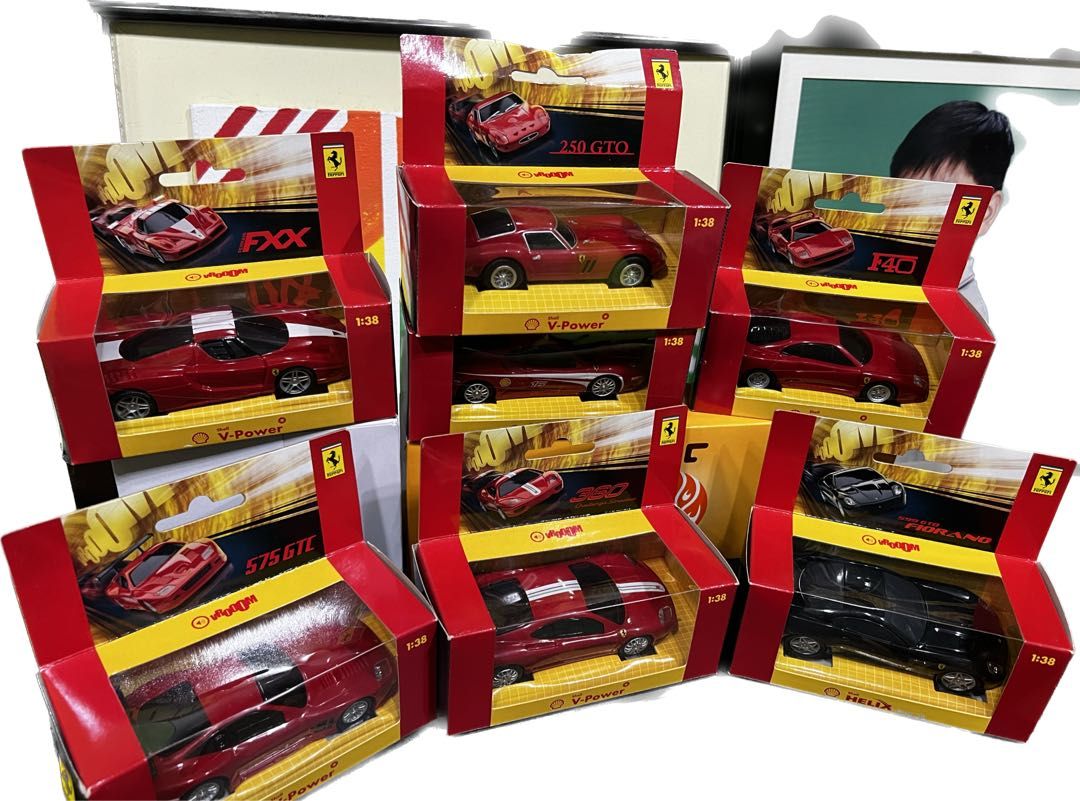 Shell Ferrari Toy Car Collection Set of 7, Hobbies & Toys, Memorabilia ...