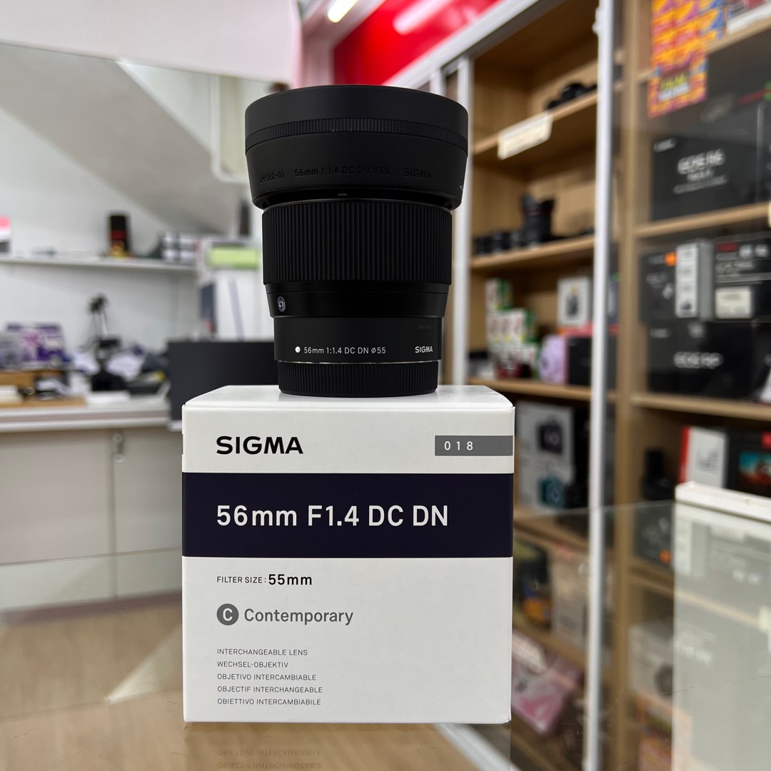 Sigma 56mm F1.4 DC DN Art EF-M Mount 99% Like New, Photography, Lens ...