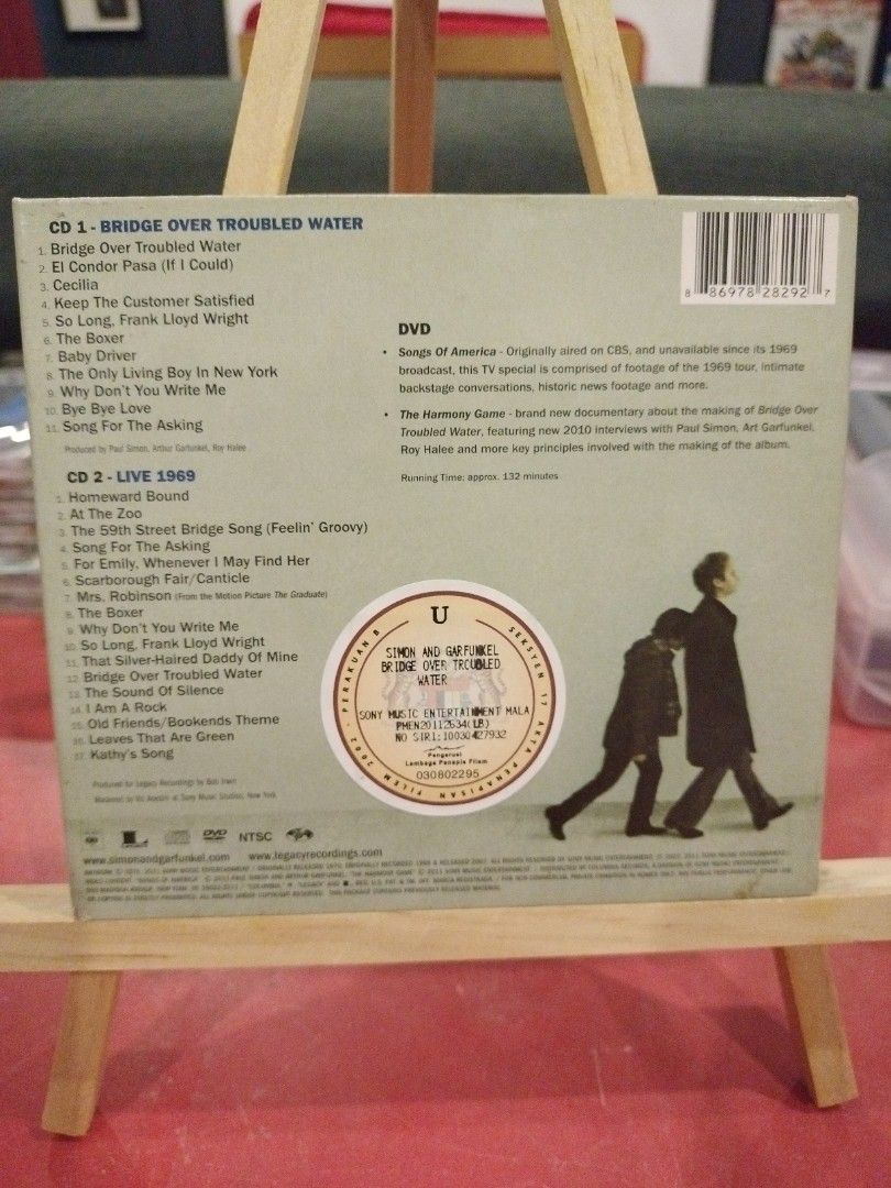 Simon & Garfunkel Bridge Over Troubled Water Deluxe 2 CD + DVD set ...