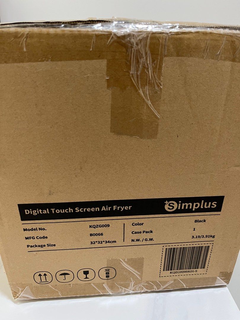 Simplus Digital Touch Screen Air Fryer, TV & Home Appliances, Kitchen ...