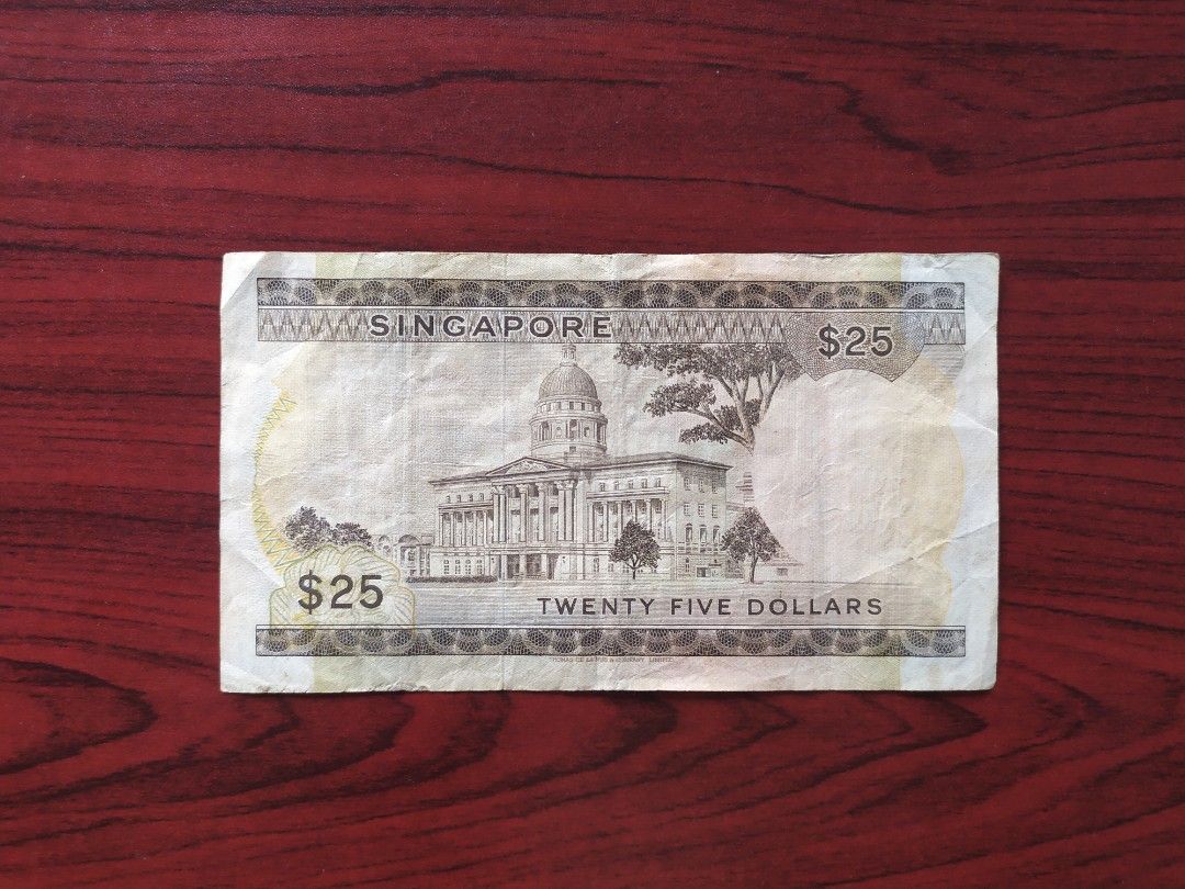 Singapore Orchid Series $25 Dollars Paper Note, Hobbies & Toys ...