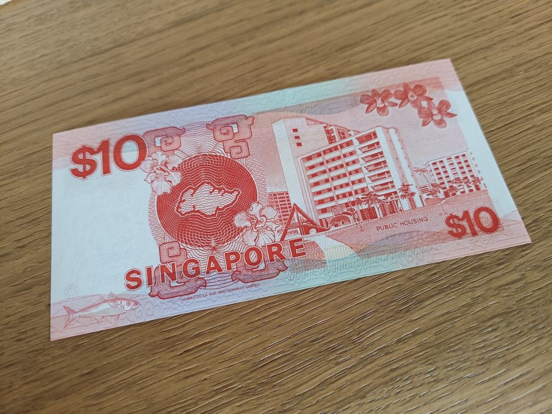 Singapore Ship Series Currency Note of $10, An UNC & MINT Note, Hobbies & Toys, Memorabilia ...