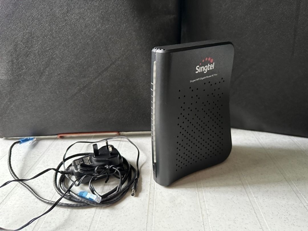 Singtel Telco Wifi Gigabit Router AC1900 Wifi Internet Connection SG ...