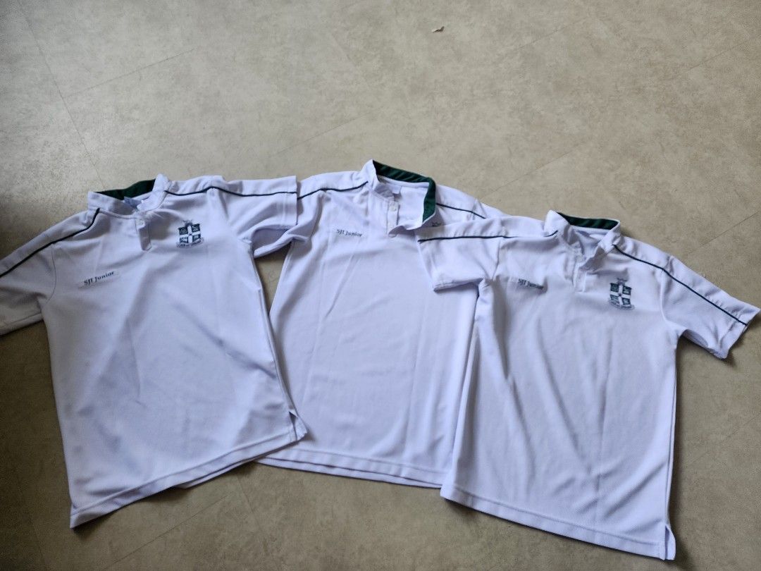 SJIJ School Uniform Drifit PE Tshirt, Babies & Kids, Babies & Kids ...