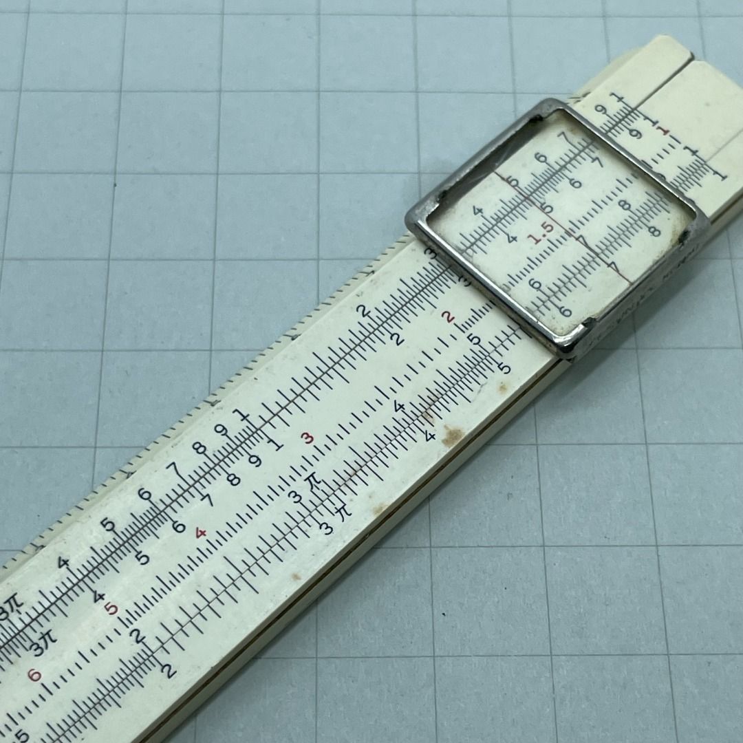 Sliding rule mini size HEMMI Made in Japan, Hobbies & Toys, Stationery ...