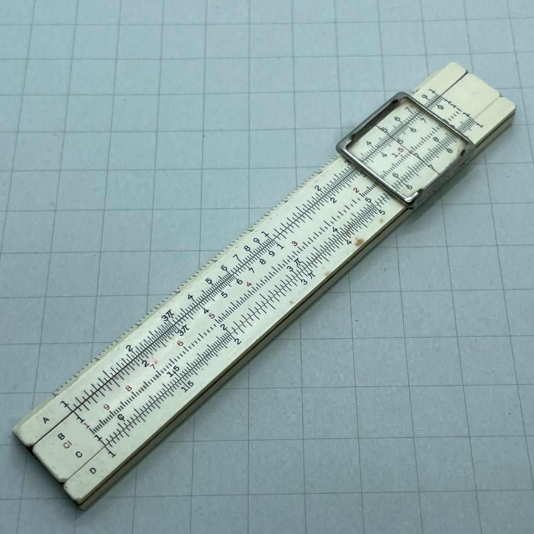 Sliding rule mini size HEMMI Made in Japan, Hobbies & Toys, Stationery ...