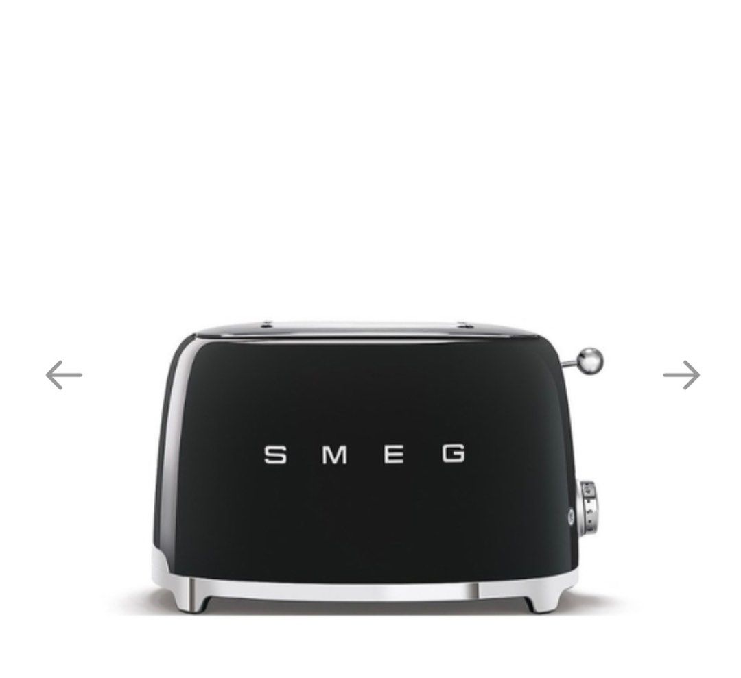 SMEG Retro Style Black Toaster, TV & Home Appliances, Kitchen ...