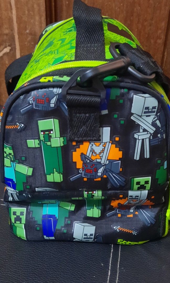 SMIGGLE MineCraft Double Decker Lunchbox on Carousell