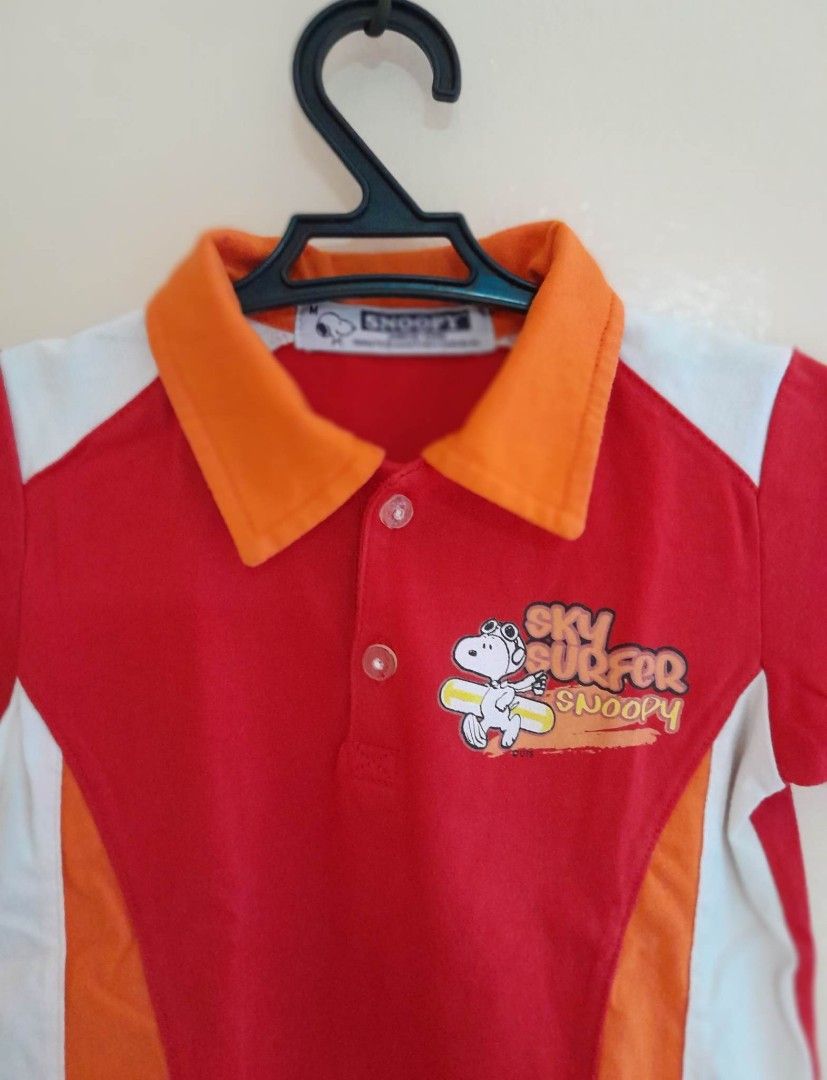 Snoopy Polo Shirt for kids on Carousell