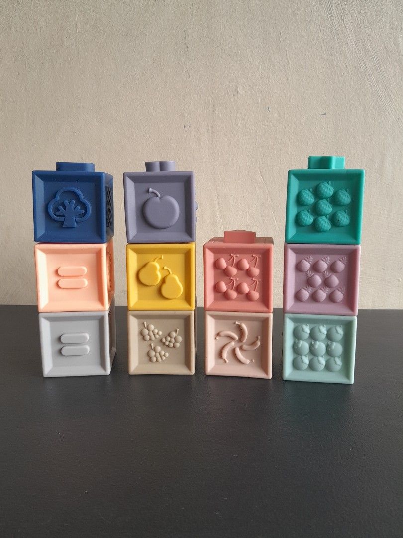 Soft Sensory Blocks, Babies & Kids, Infant Playtime on Carousell
