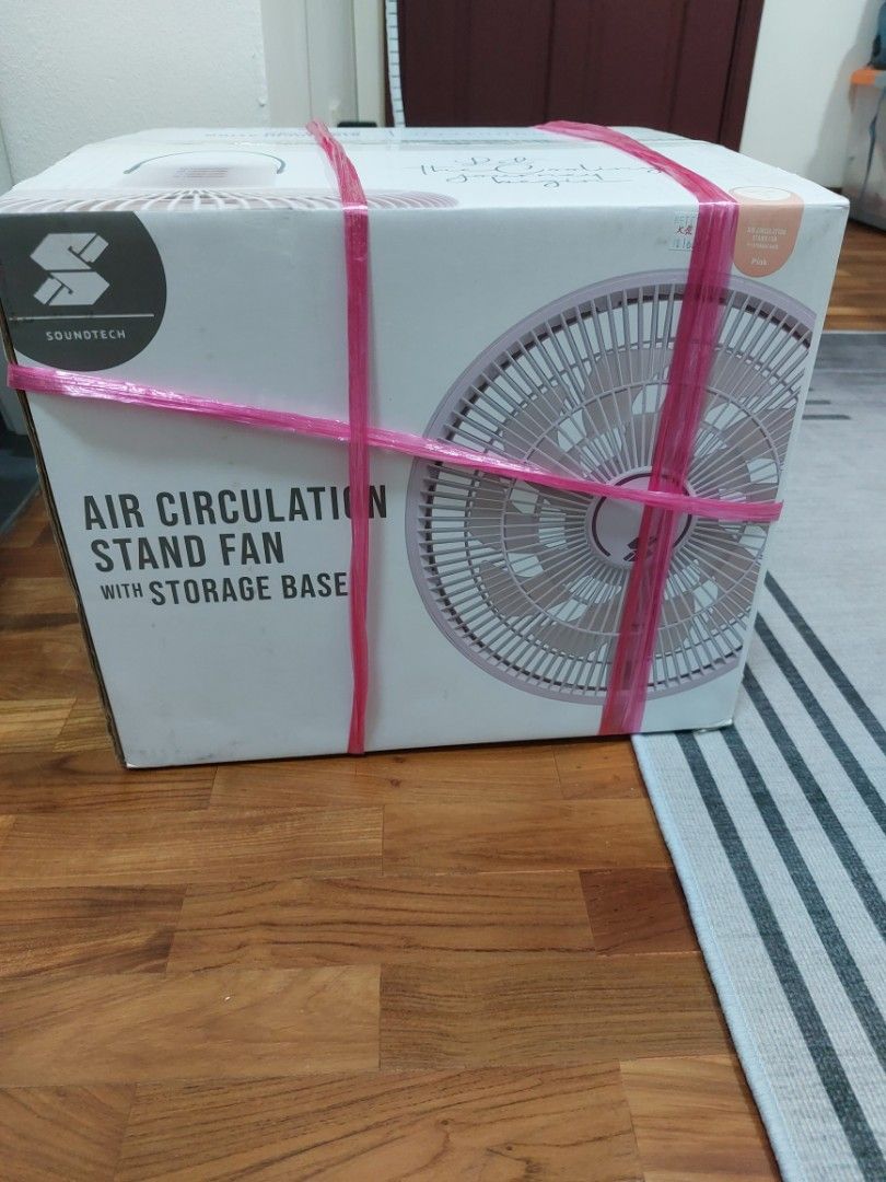 Soundtech rechargeable standing and portable fan, Furniture & Home ...
