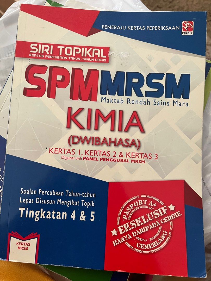 SPM KIMIA TINGKATAN 4&5, Hobbies & Toys, Books & Magazines, Textbooks ...