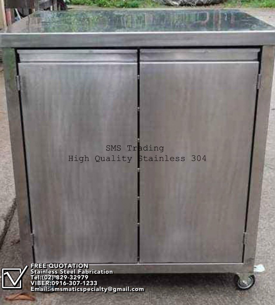 Stainless Steel Hot Food Trolley Bakery Trolley Transport Sheet Pan ...