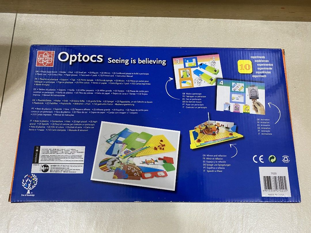 Stem Toys (Optics) 全新未折盒，新舊如圖, 興趣及遊戲, 玩具 & 遊戲類 - Carousell
