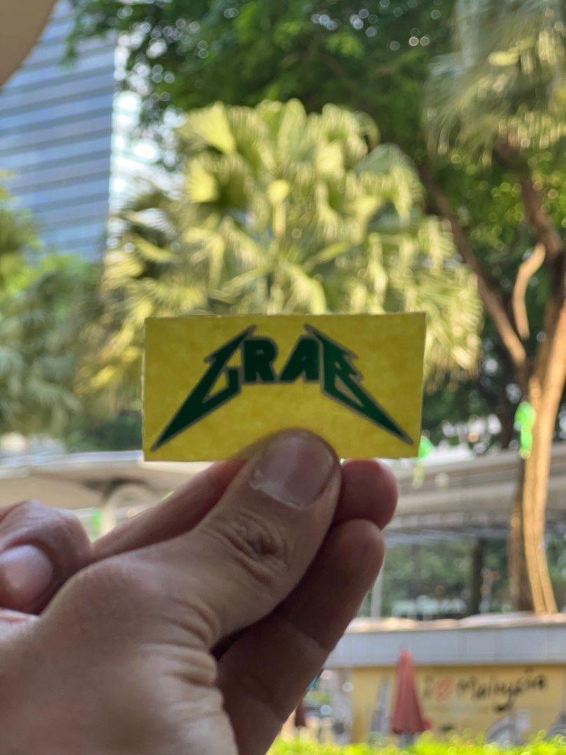 STICKER GRAB RIDERS, Men's Fashion, Watches & Accessories, Accessory ...