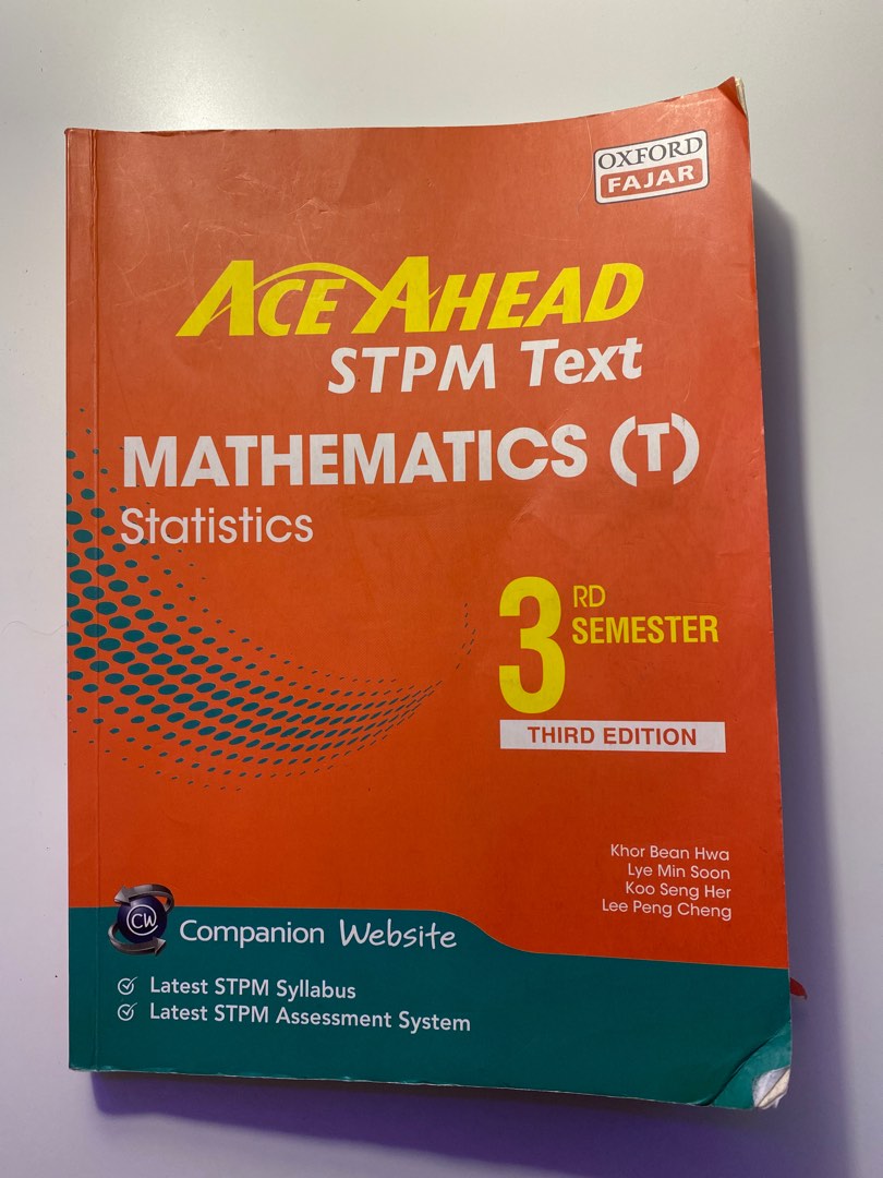 STPM MATHS(T) S3 ACE AHEAD, Hobbies & Toys, Books & Magazines ...