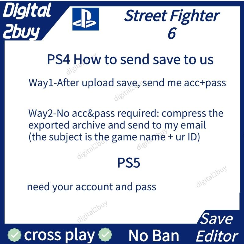 PS4 PS5 Street Fighter 6 Save Editor SF6 Save Modding Street Fighter 6 ...