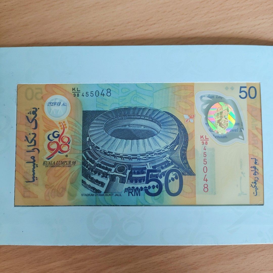 Sukan Komanwel-Kuala Lumpur 1998 RM50, Hobbies & Toys, Collectibles & Memorabilia, Currency on ...