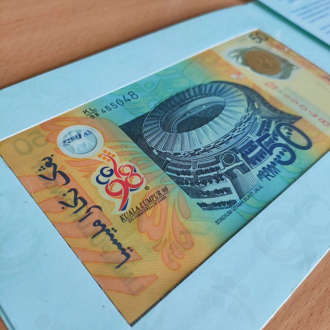 Sukan Komanwel-Kuala Lumpur 1998 RM50, Hobbies & Toys, Collectibles & Memorabilia, Currency on ...