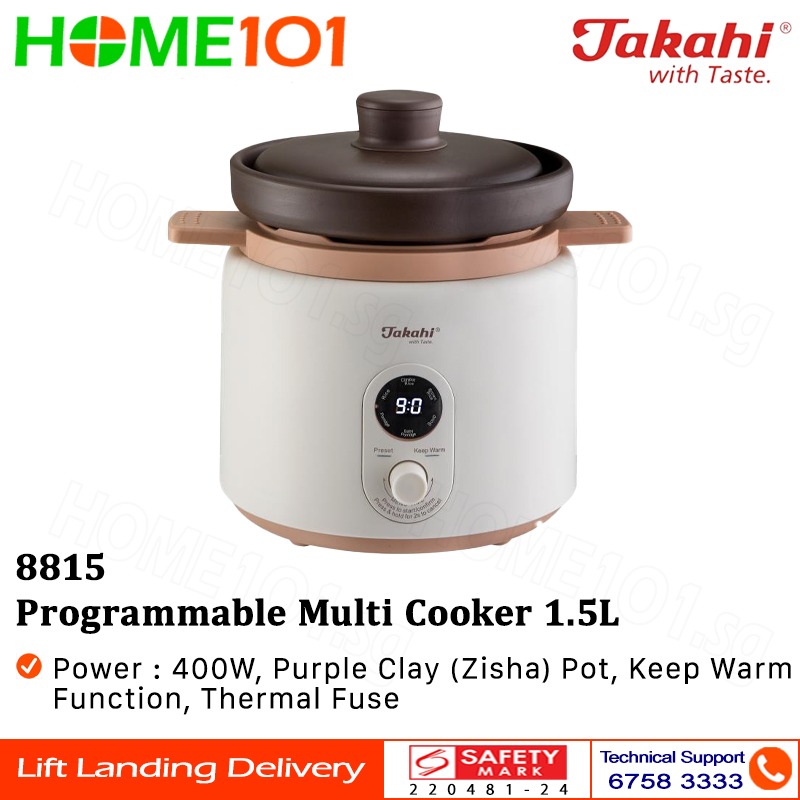 Takahi Programmable Multi Cooker 1.5L 8815, TV & Home Appliances ...