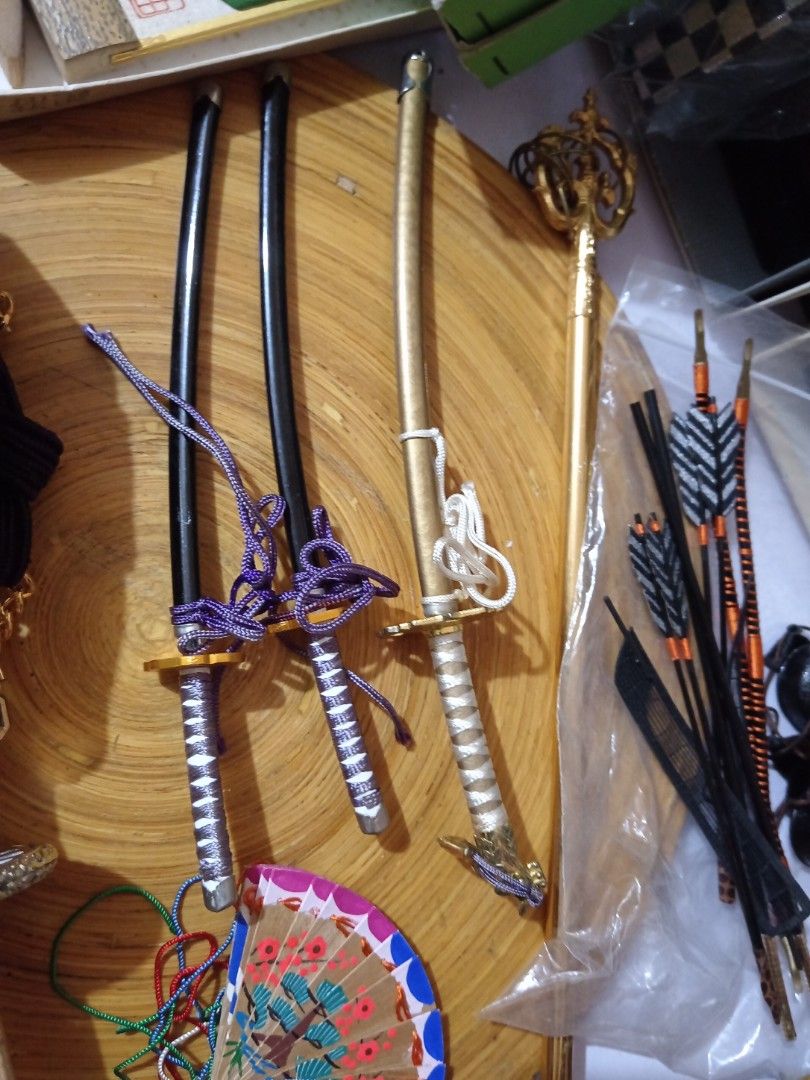 Take all Japanese display accessories sword wood display on Carousell