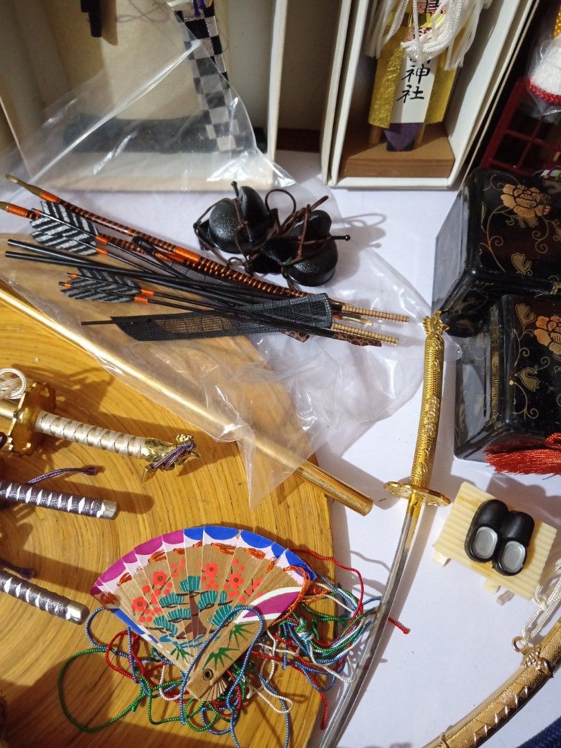 Take all Japanese display accessories sword wood display on Carousell