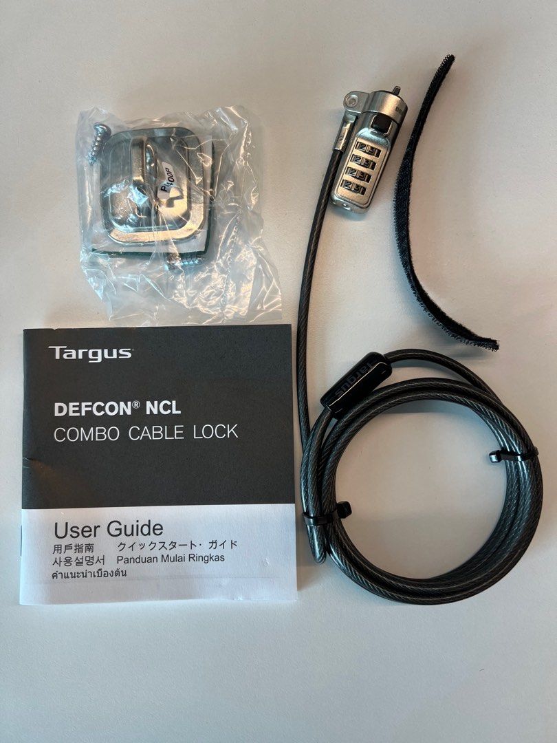 Targus Defcon NCL Notebook Lock / Laptop Lock, Computers & Tech, Parts & Accessories, Other ...