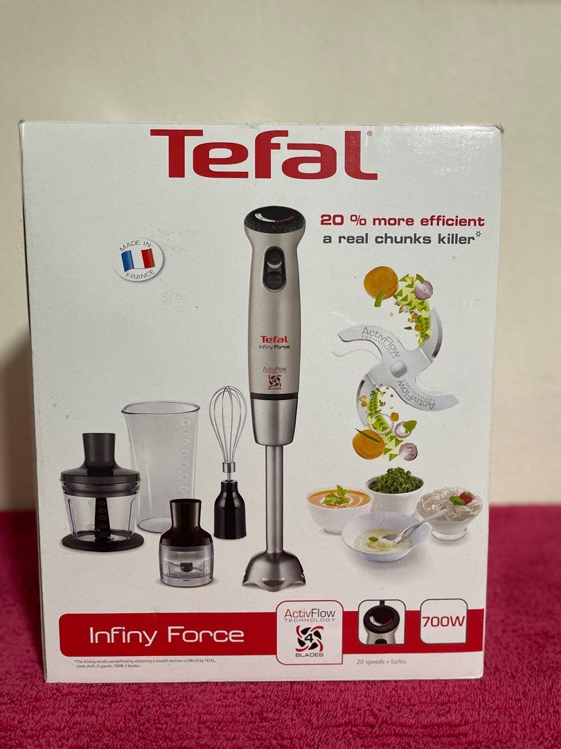 Tefal HB869A Infiny Force Hand Blender 700W, TV & Home Appliances ...