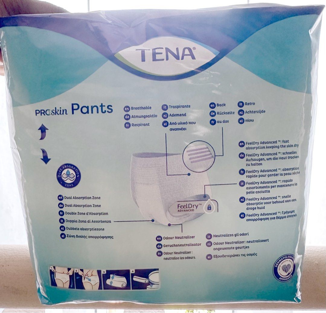 Tena Adult Diapers x20 packets, Health & Nutrition, Medical Supplies ...