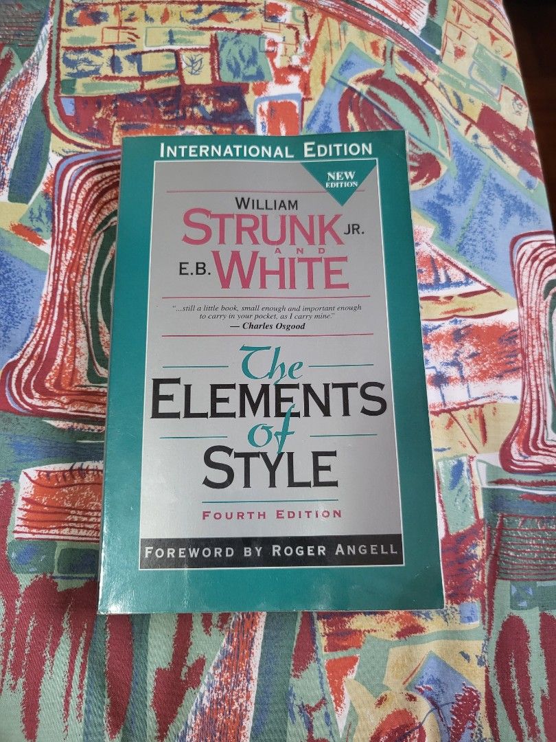 The Elements of Style - writing guide book, Hobbies & Toys, Books ...