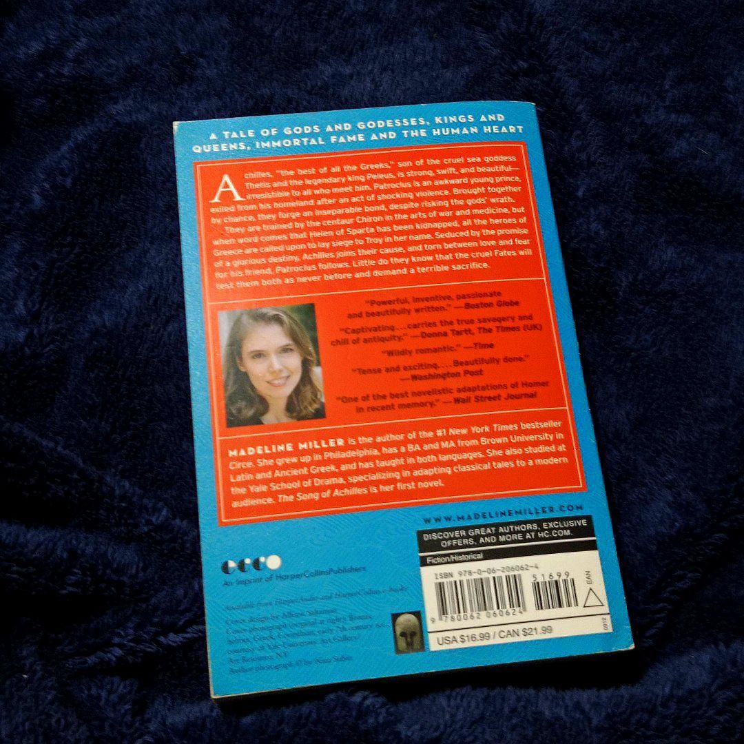 the song of achilles tsoa by madeline miller, Hobbies & Toys, Books ...