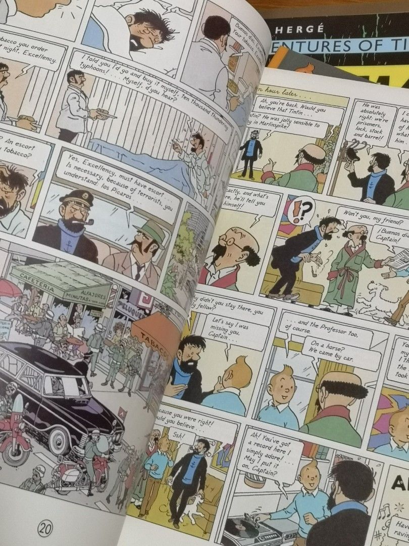 Tintin complete collection of 23 books, Hobbies & Toys, Books ...