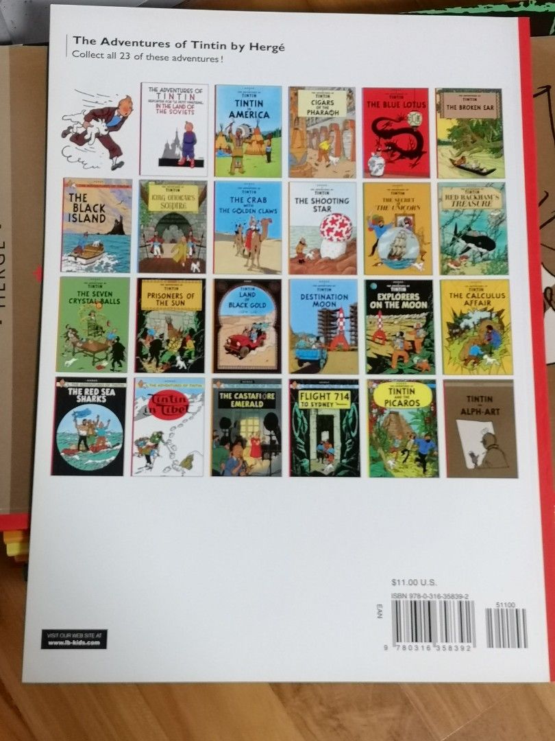 Tintin complete collection of 23 books, Hobbies & Toys, Books ...