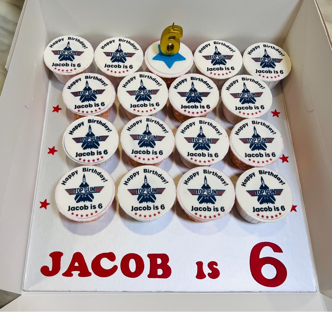 Top Gun cupcakes, Food & Drinks, Homemade Bakes on Carousell