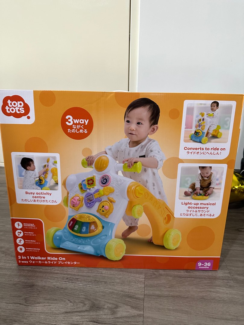 Top Tots 3 in 1 Walker, Babies & Kids, Infant Playtime on Carousell