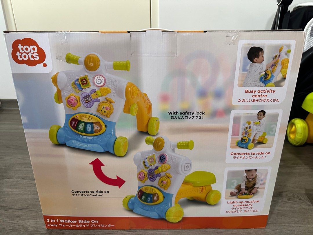 Top Tots 3 in 1 Walker, Babies & Kids, Infant Playtime on Carousell