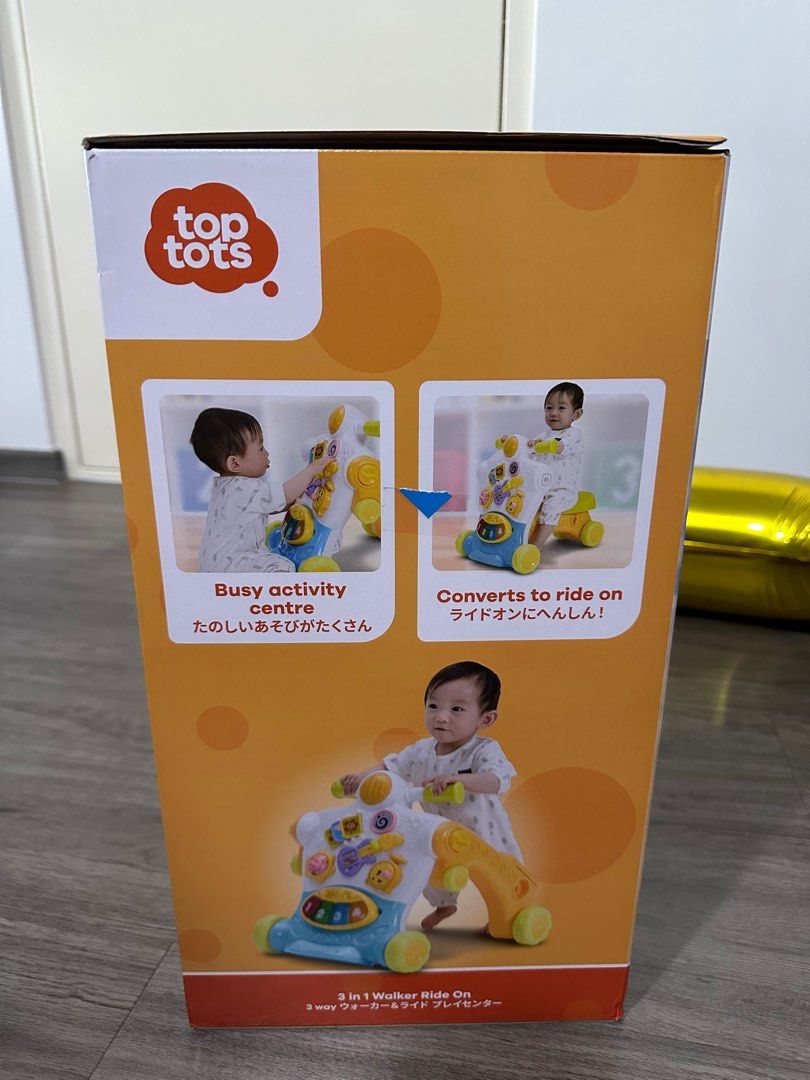 Top Tots 3 in 1 Walker, Babies & Kids, Infant Playtime on Carousell