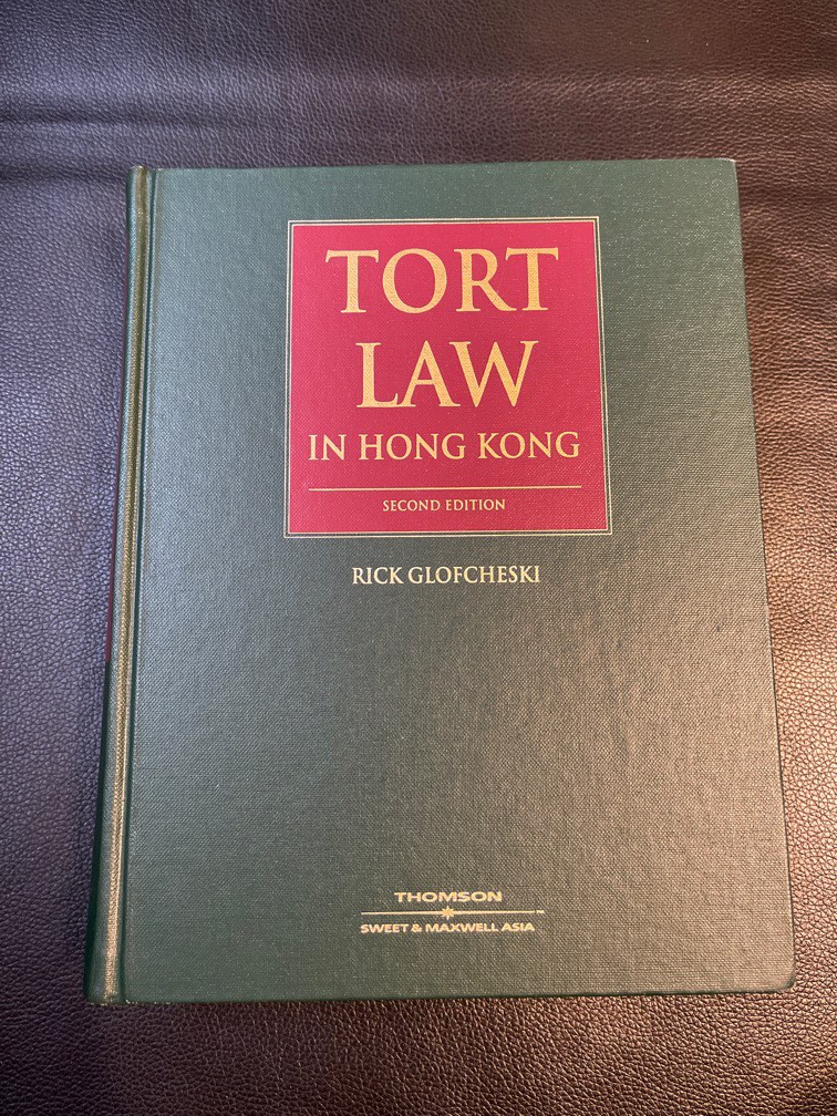 Tort Law in Hong Kong, 興趣及遊戲, 書本 & 文具, 教科書 - Carousell