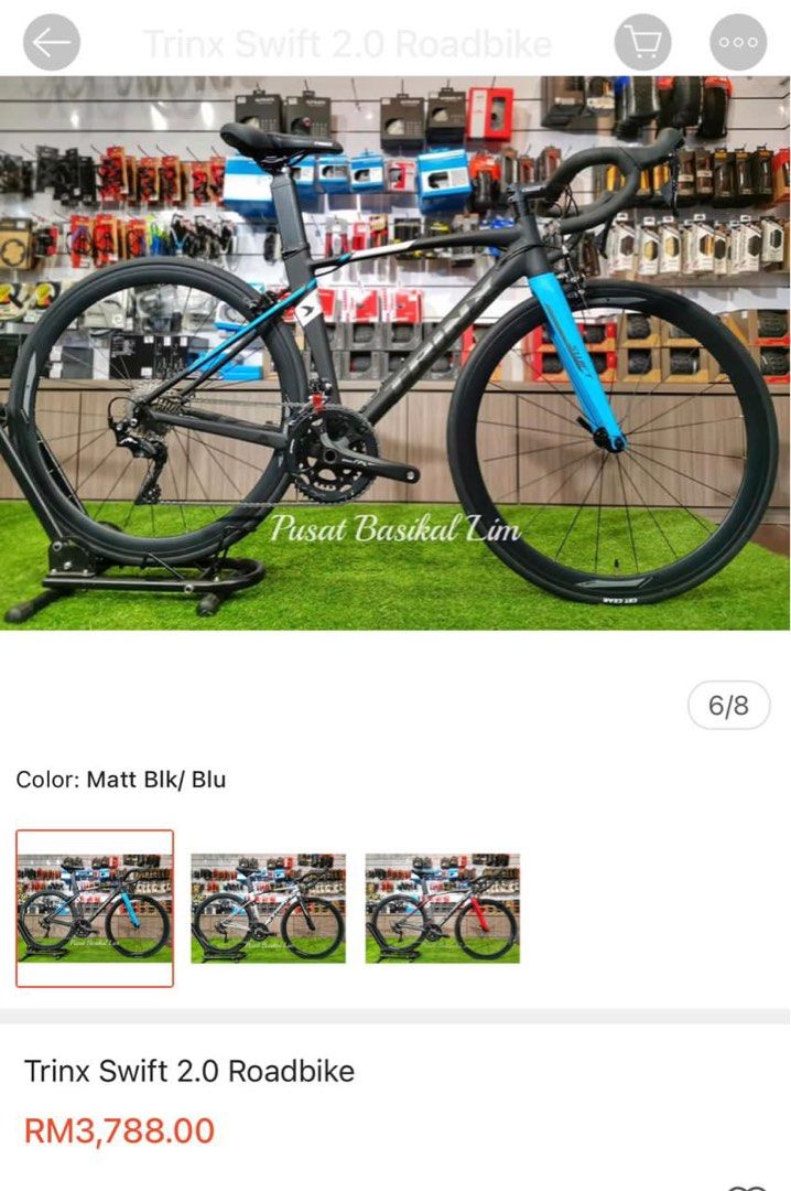 Trinx Swift2.0 road bike, Sports Equipment, Bicycles & Parts, Bicycles on Carousell