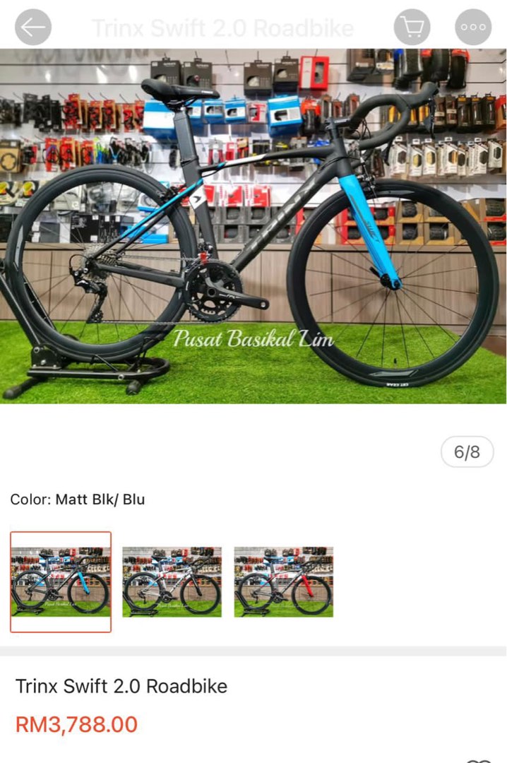 Trinx Swift2.0 road bike, Sports Equipment, Bicycles & Parts, Bicycles on Carousell