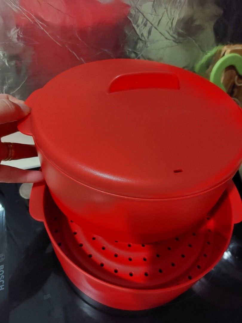 Tupperware steamer (2 layers), Furniture & Home Living, Kitchenware ...